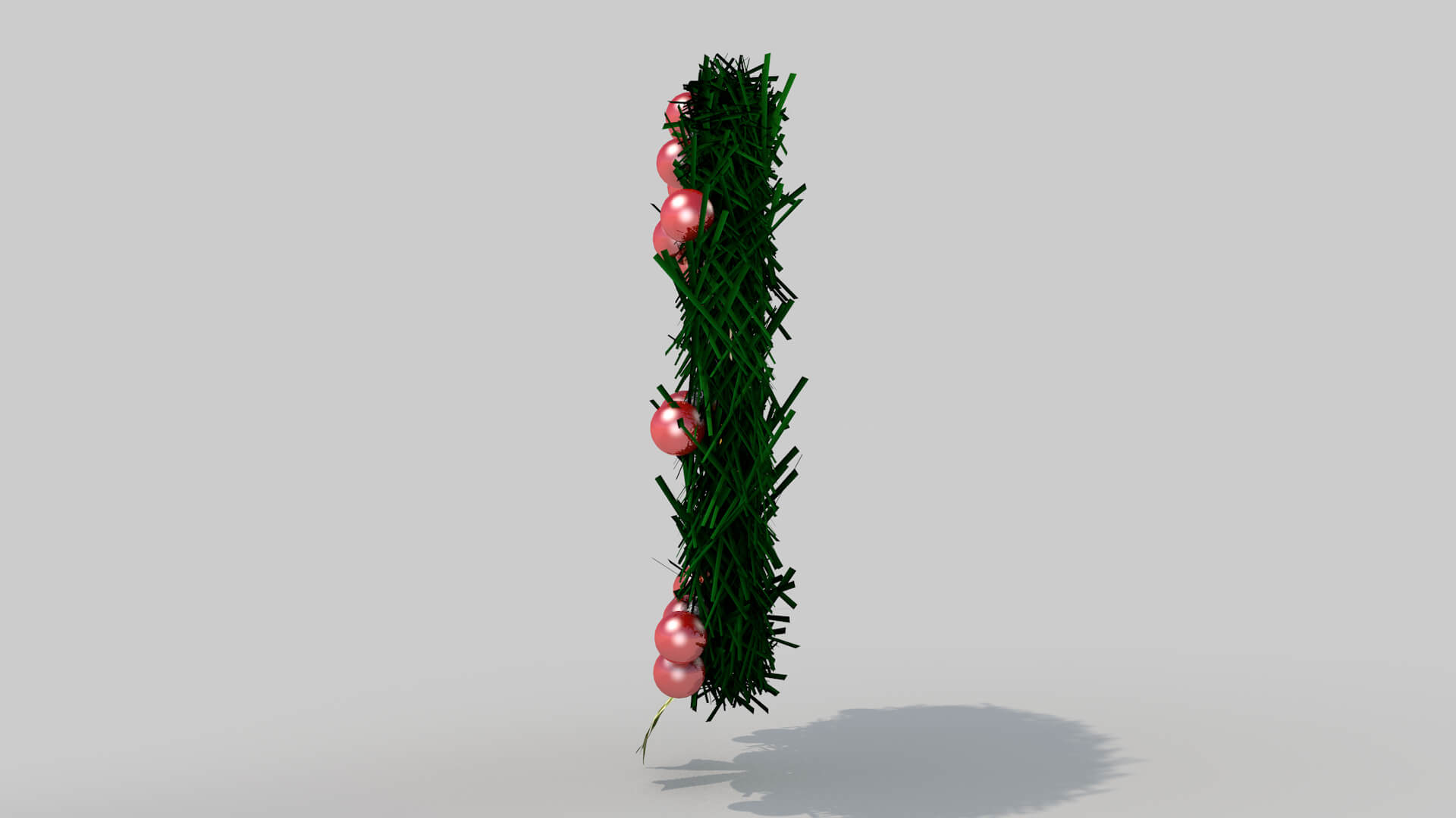 Green Garland - 3D Model by renatodalle