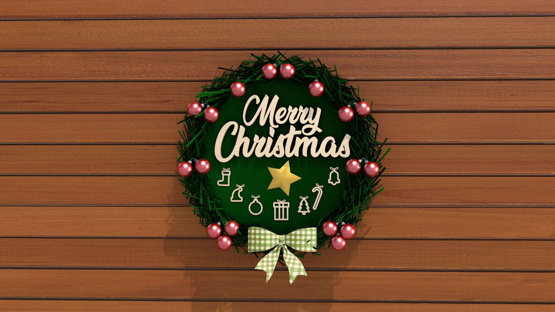 Green Garland - 3D Model by renatodalle