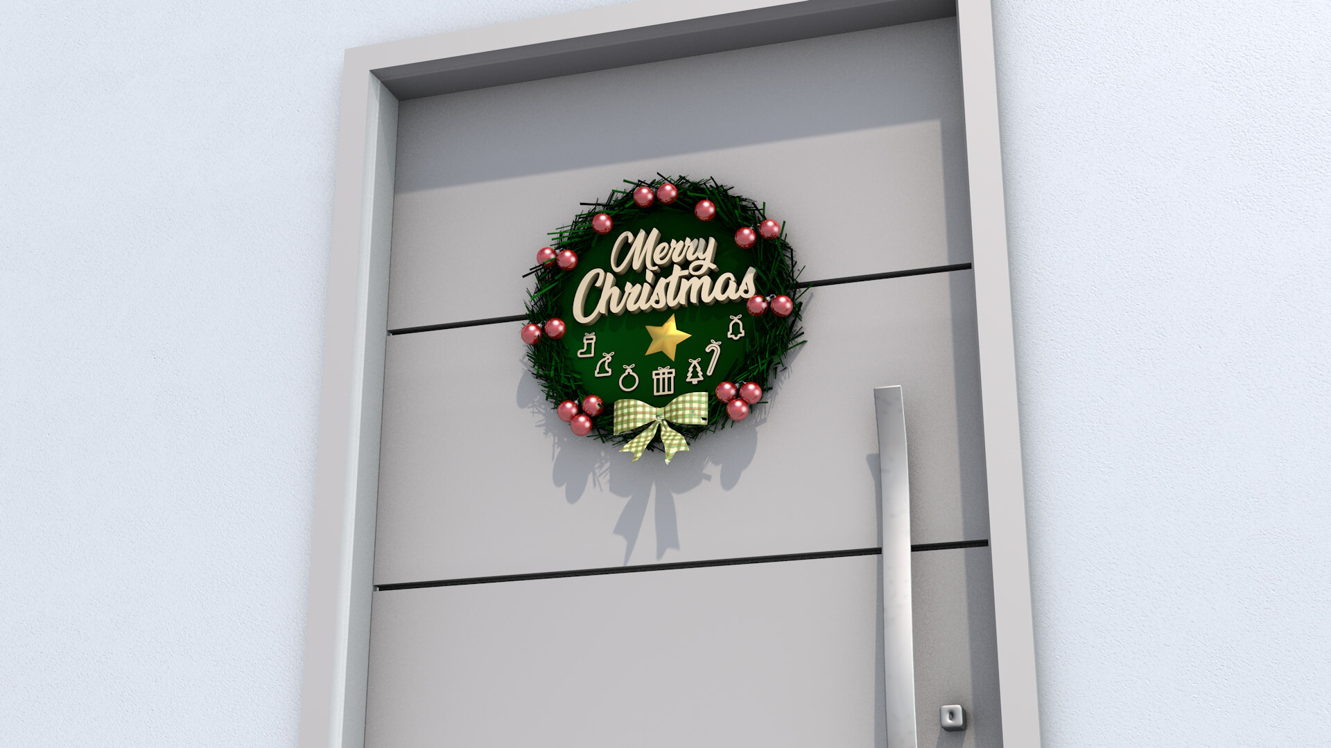 Green Garland - 3D Model by renatodalle