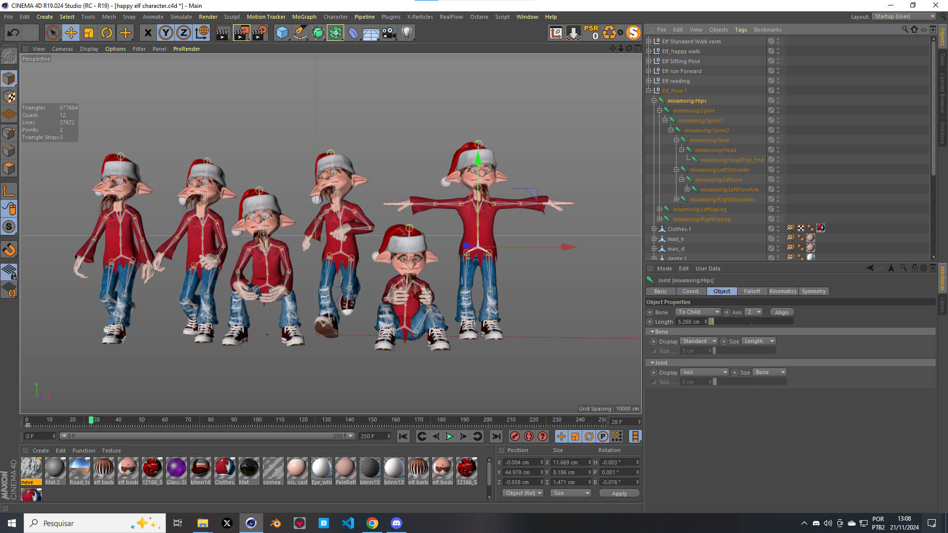 Happy Elf Character - 3D Model by renatodalle