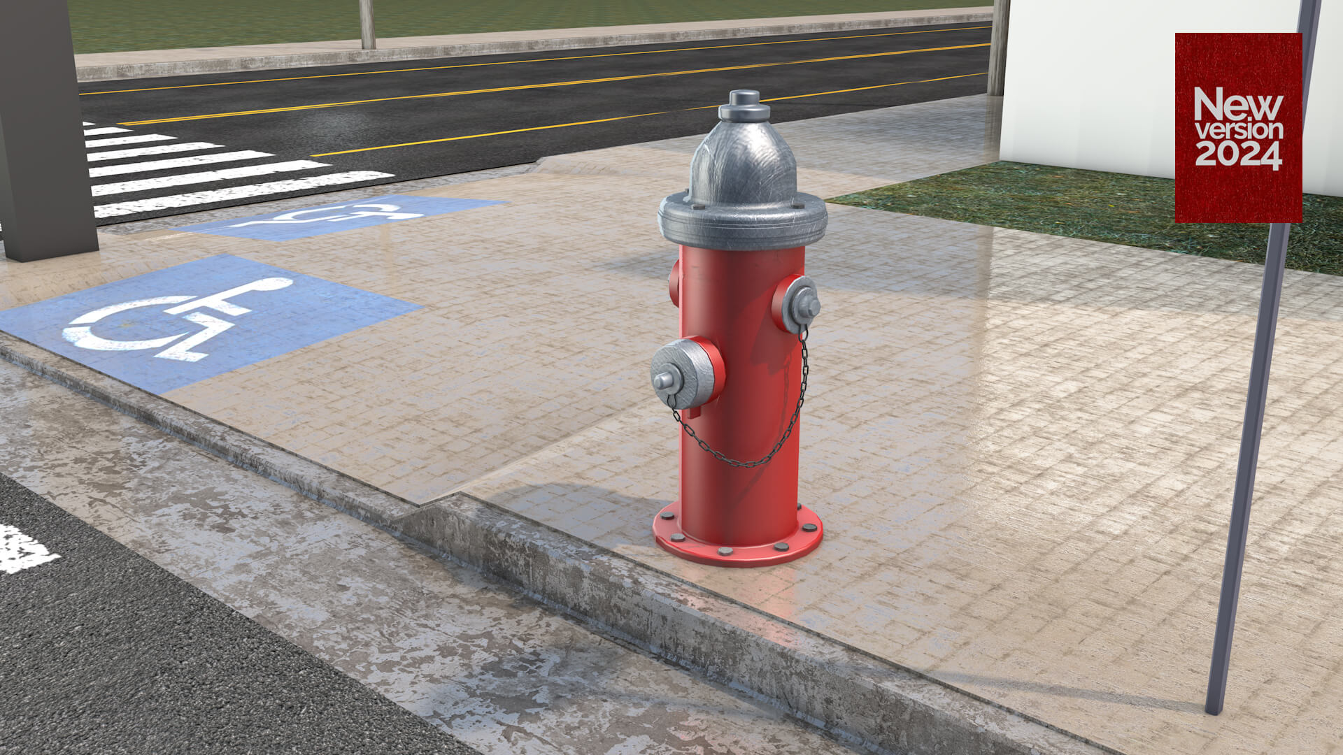 English Fire Hydrant - 3D Model by renatodalle