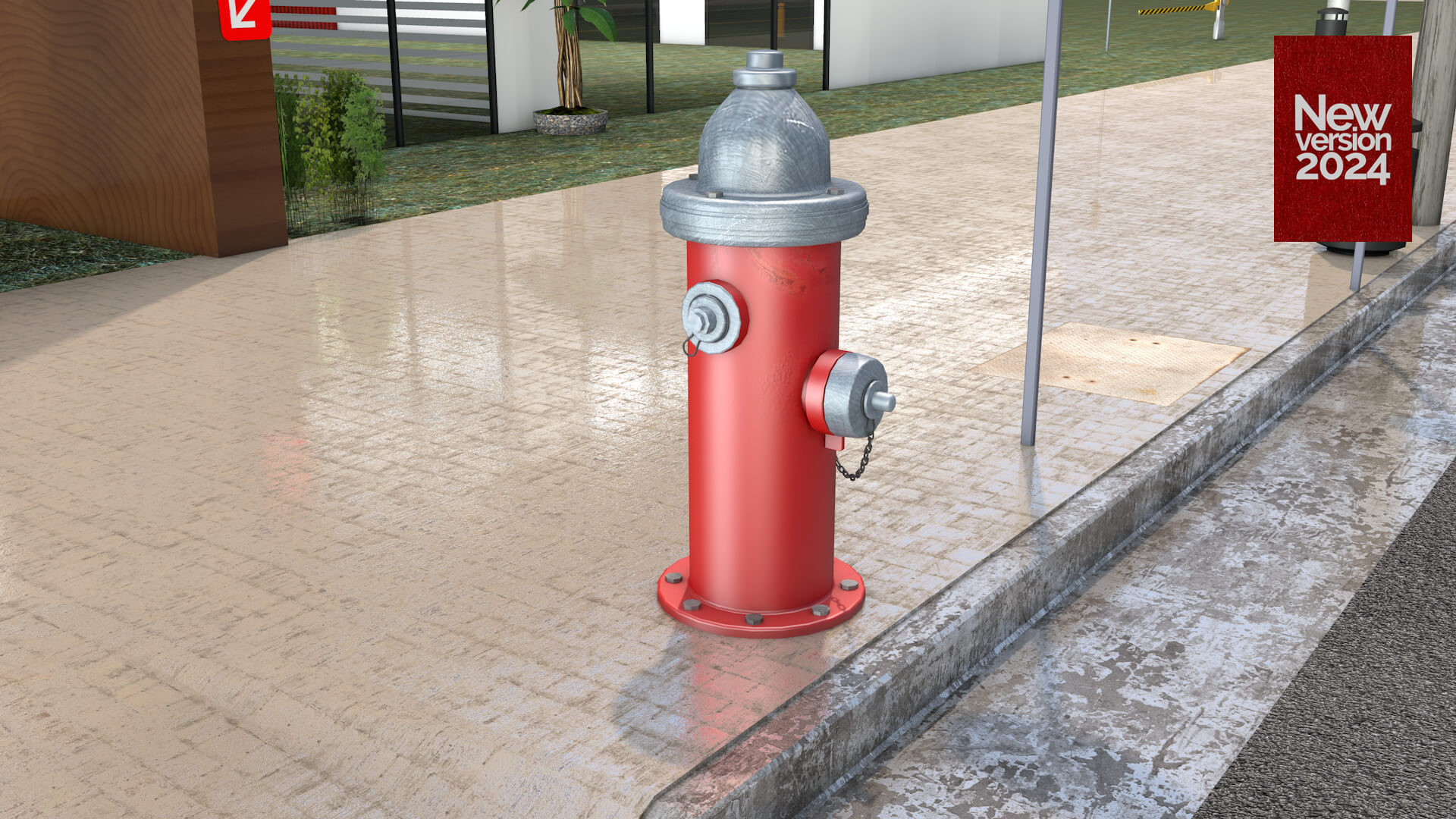 English Fire Hydrant - 3D Model by renatodalle