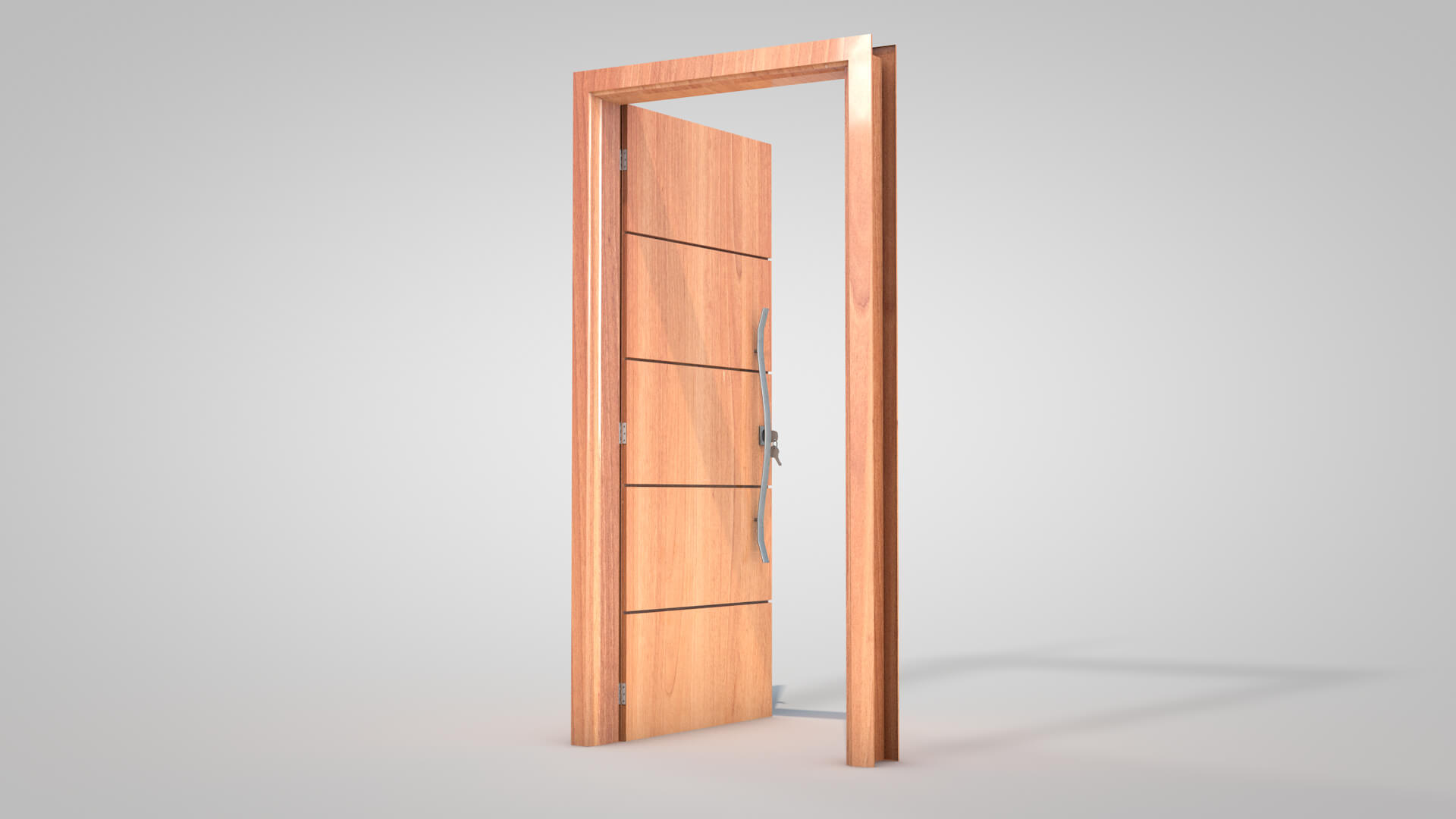 Living Room Door Complete - 3D Model by renatodalle