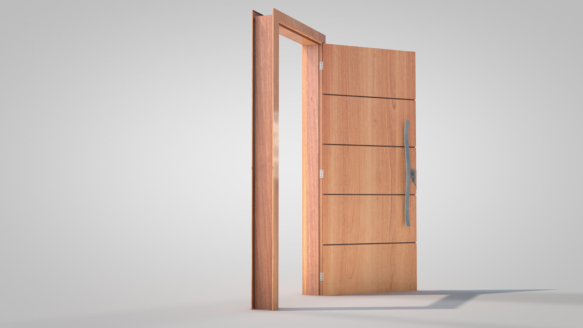 Living Room Door Complete - 3D Model by renatodalle