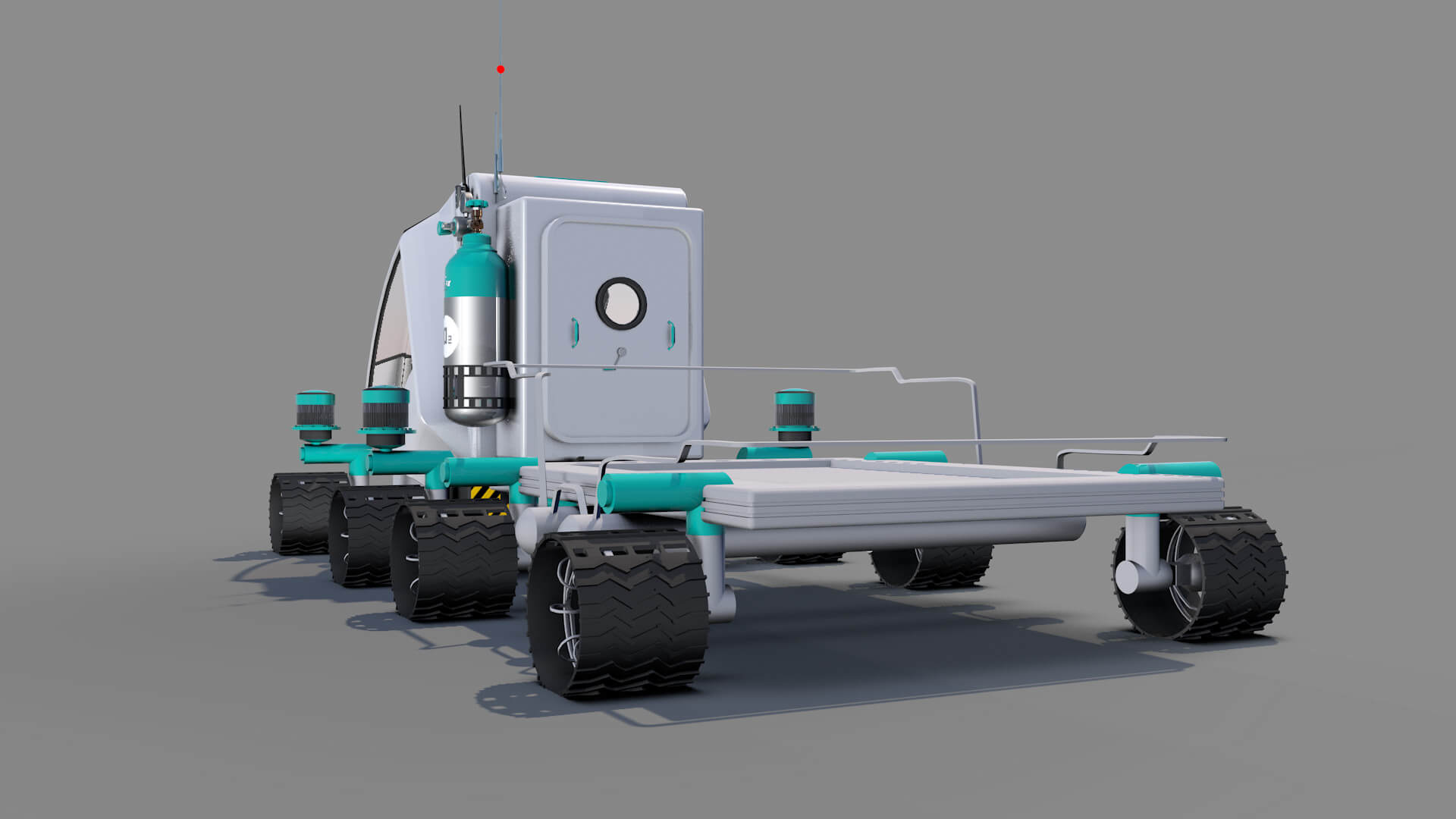 Lunar Car Service - 3D Model by renatodalle