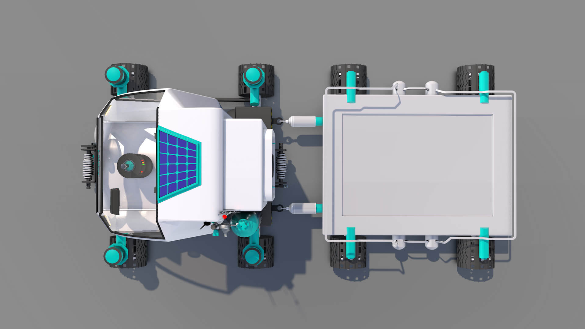 Lunar Car Service - 3D Model by renatodalle