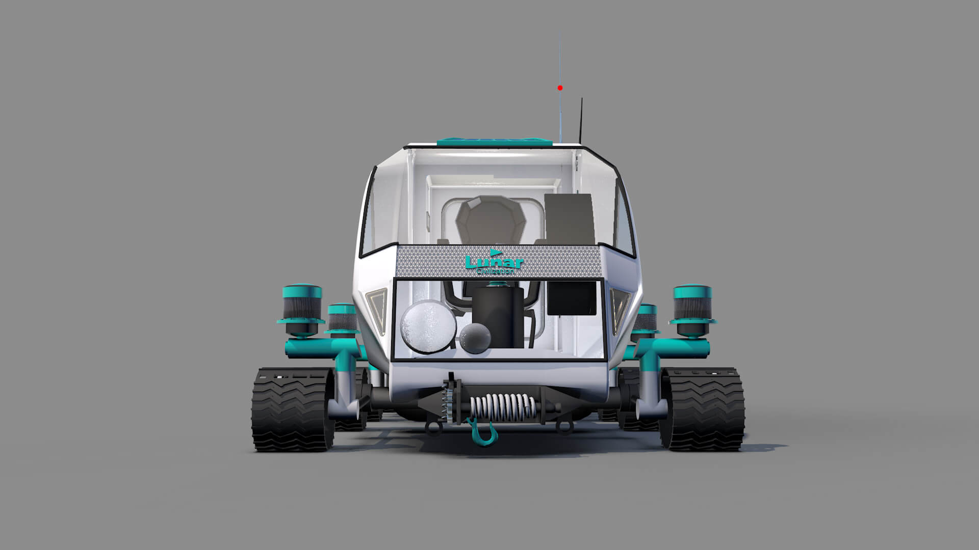 Lunar Car Service - 3D Model by renatodalle