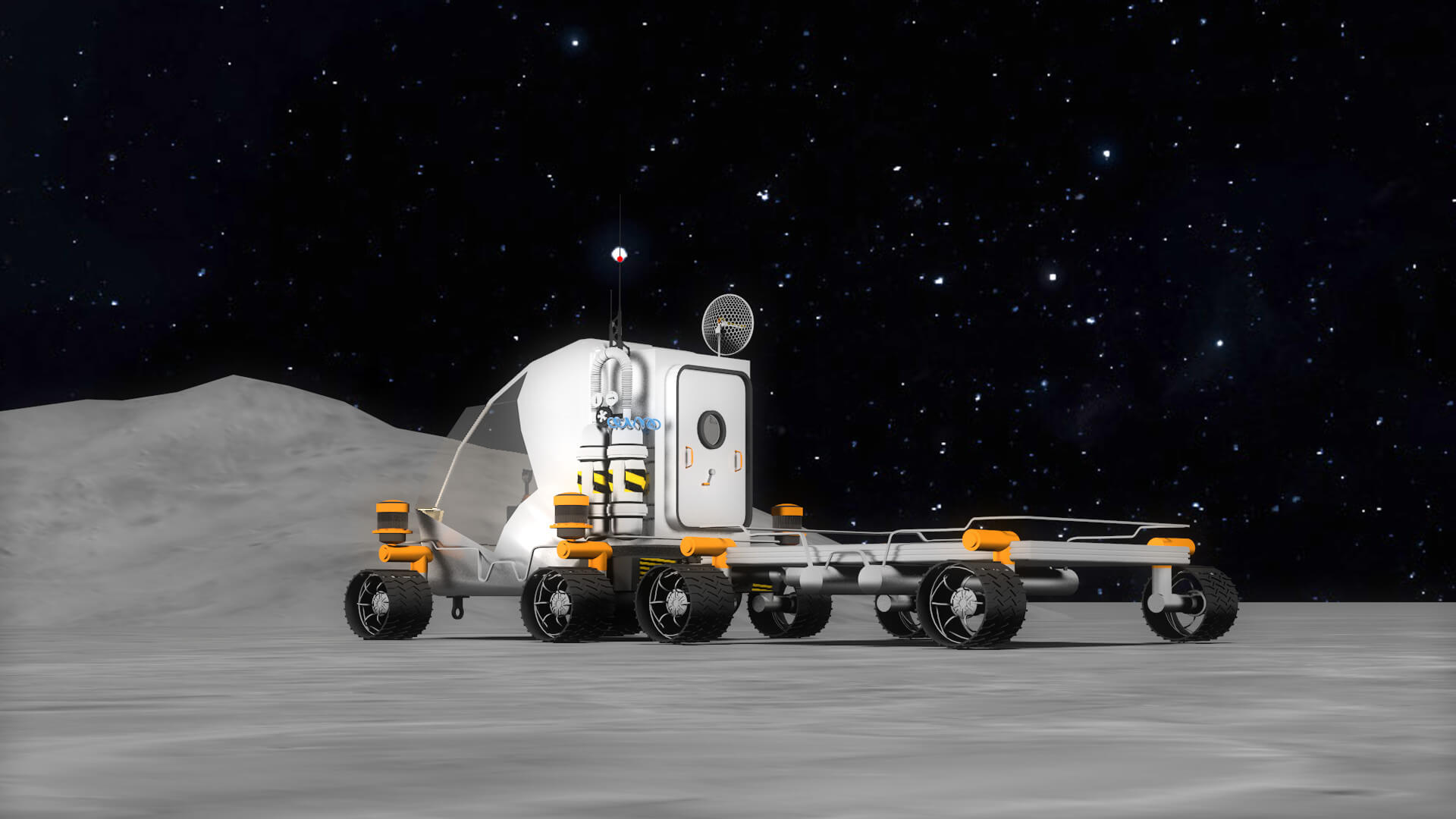 Lunar Cargo Civilization - 3D Model by renatodalle