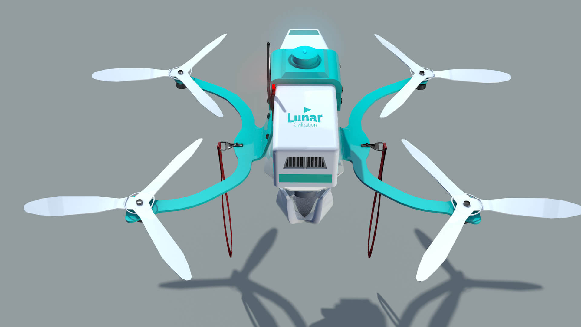 Lunar Drone Brutus - 3D Model by renatodalle