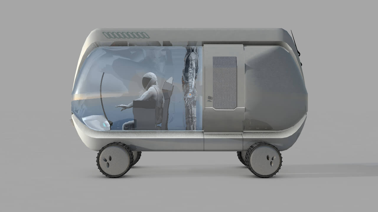 Lunar Research Car - 3D Model by renatodalle