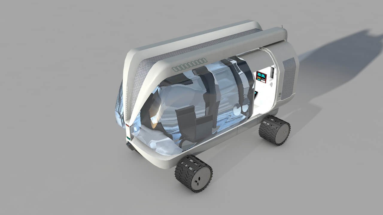 Lunar Research Car - 3D Model by renatodalle
