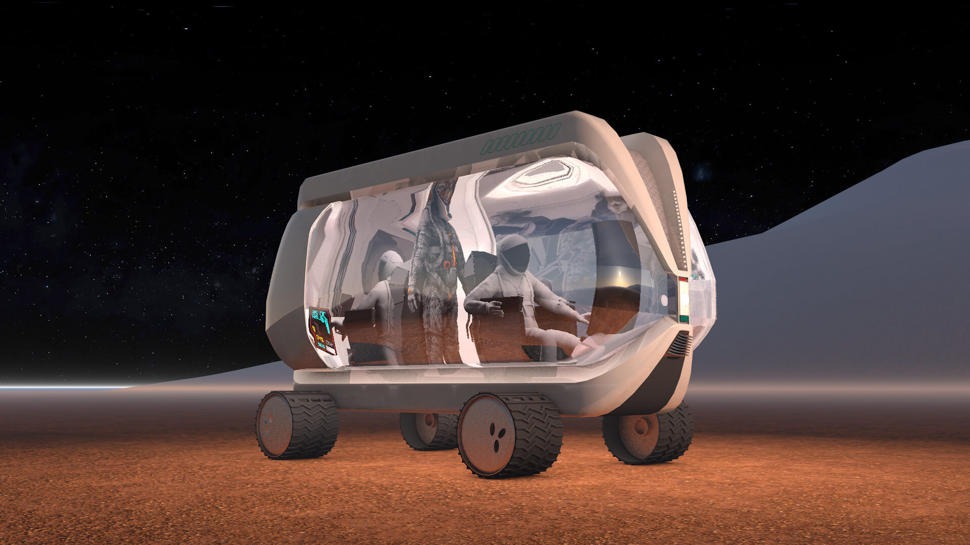 Lunar Research Car - 3D Model by renatodalle