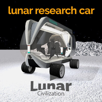 Lunar Research Car - 3D Model by renatodalle
