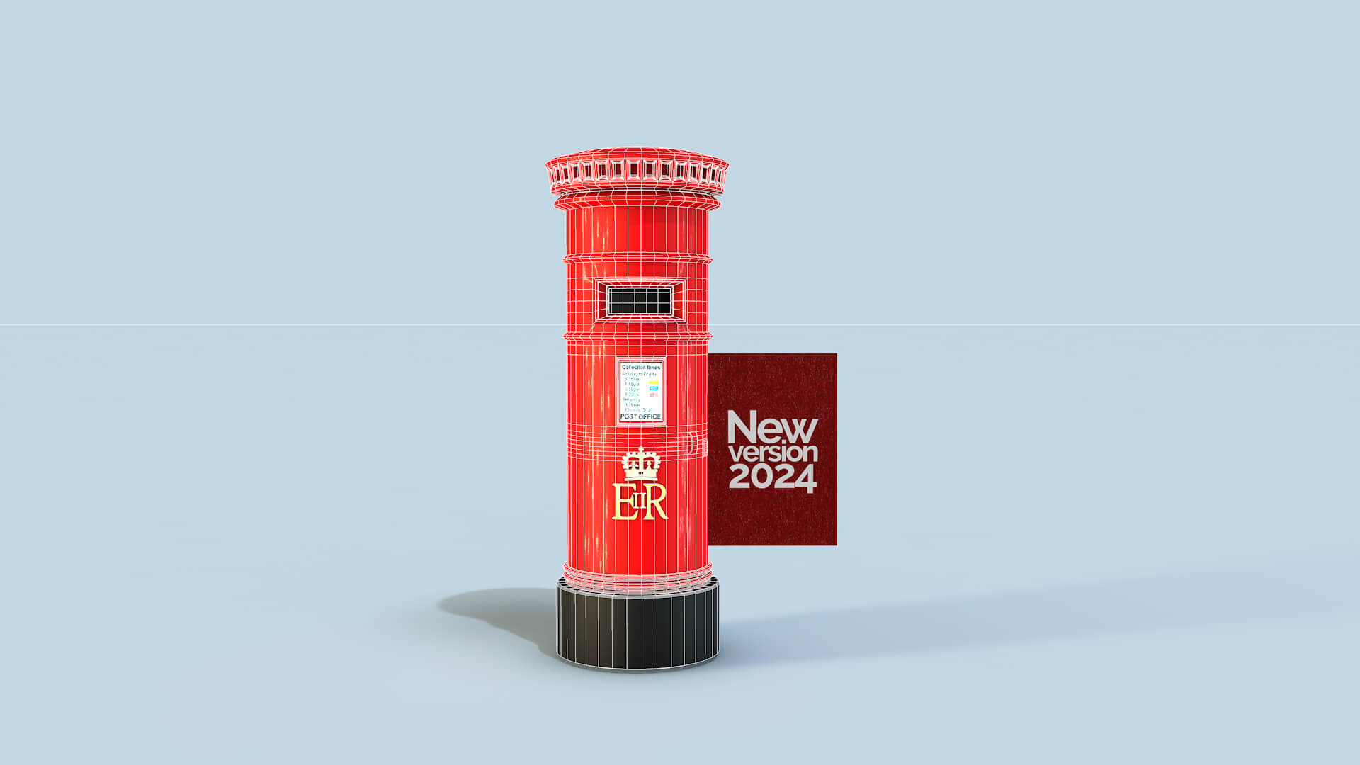 Mail Box English - 3D Model by renatodalle