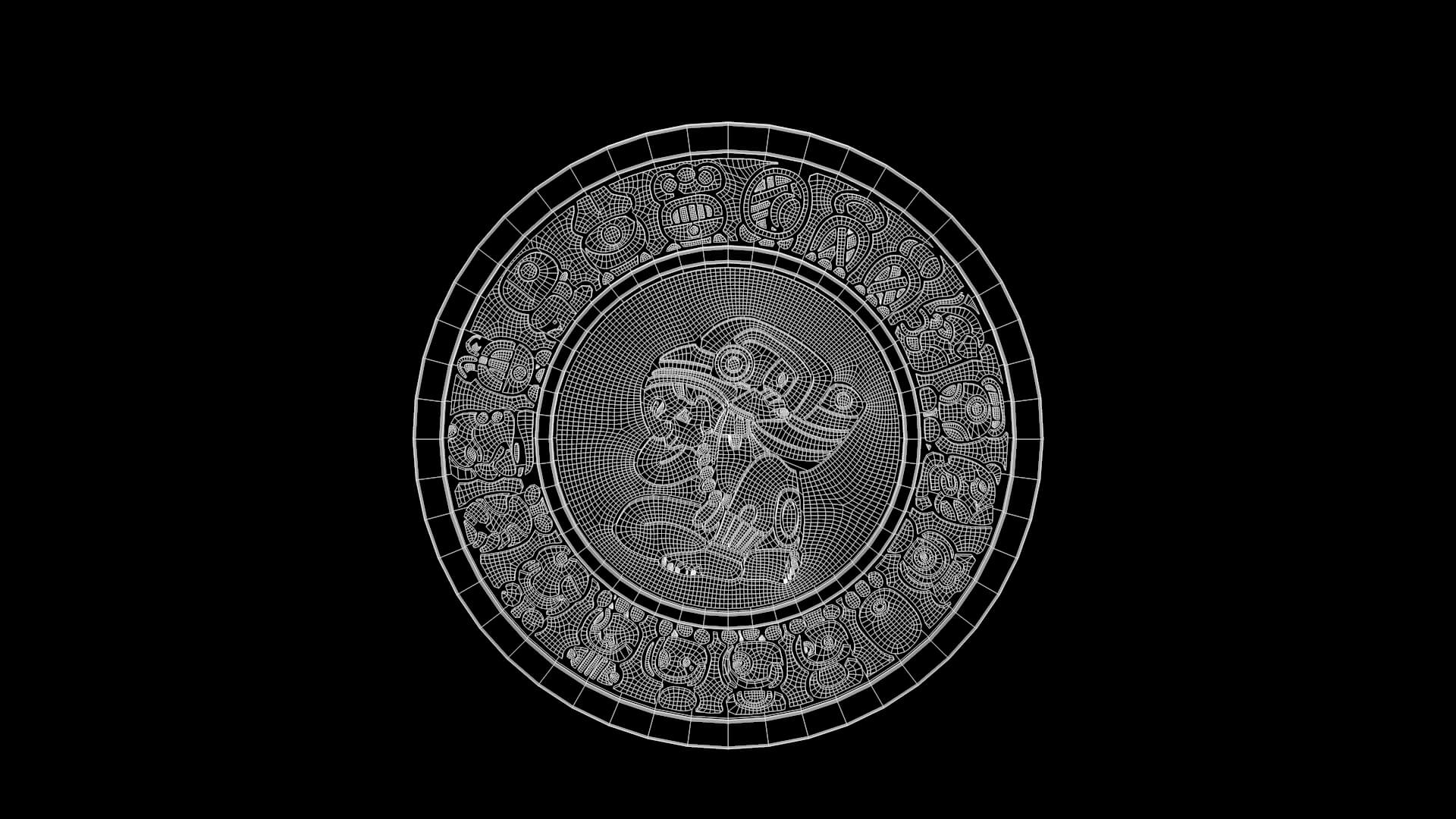 Mayan Calendar - 3D Model by renatodalle