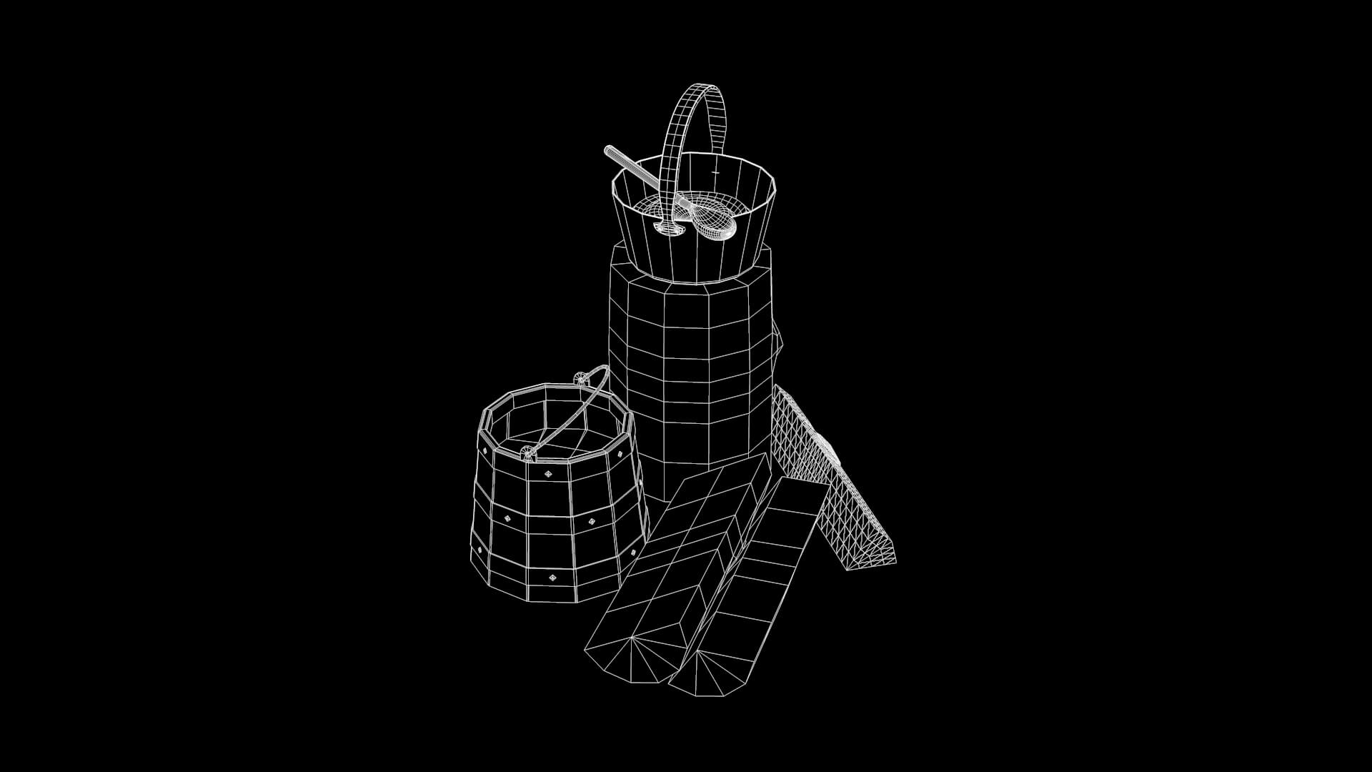 Medieval Bonfire Scenario - 3D Model by renatodalle