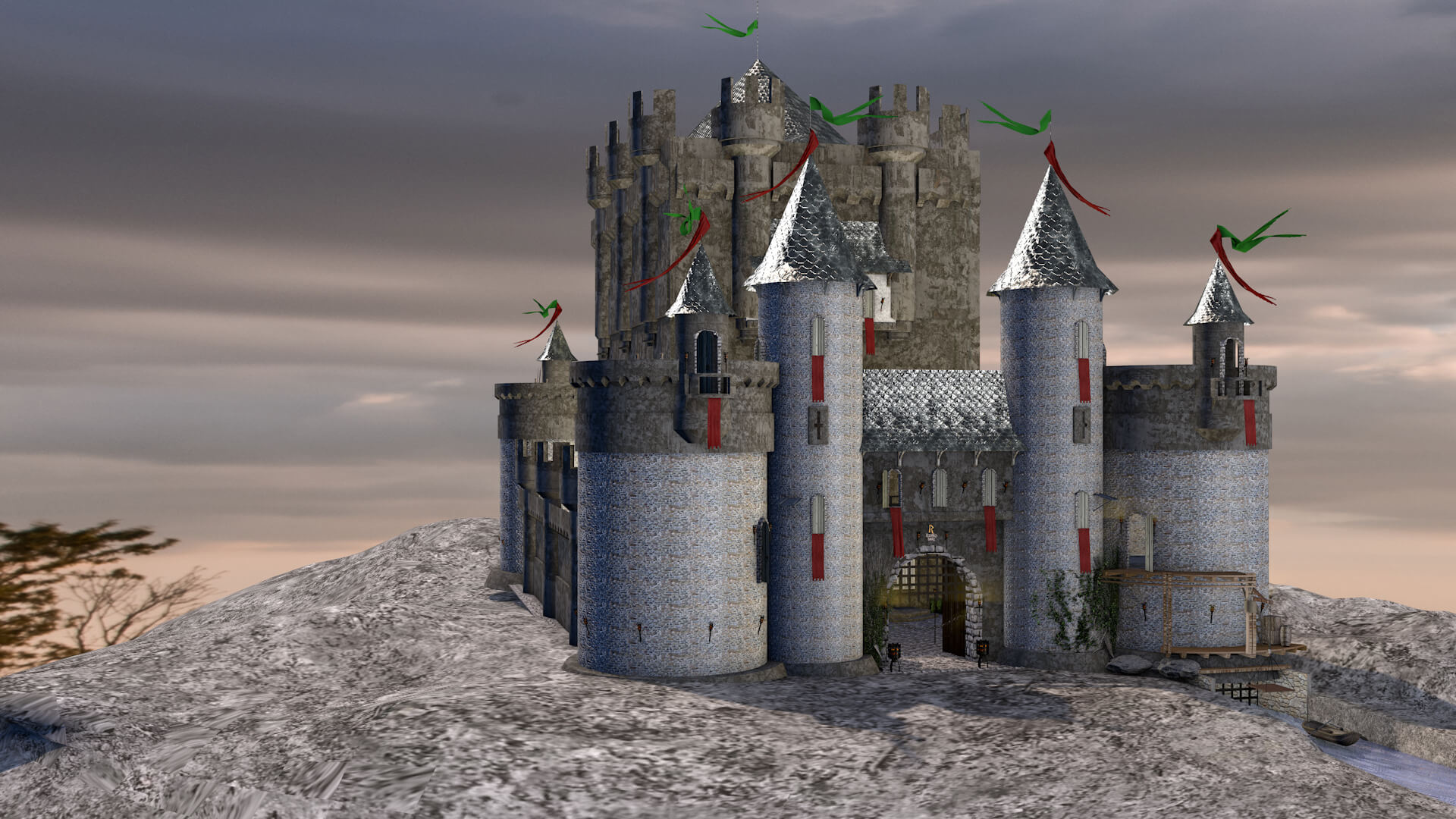 Medieval Architecture Castle