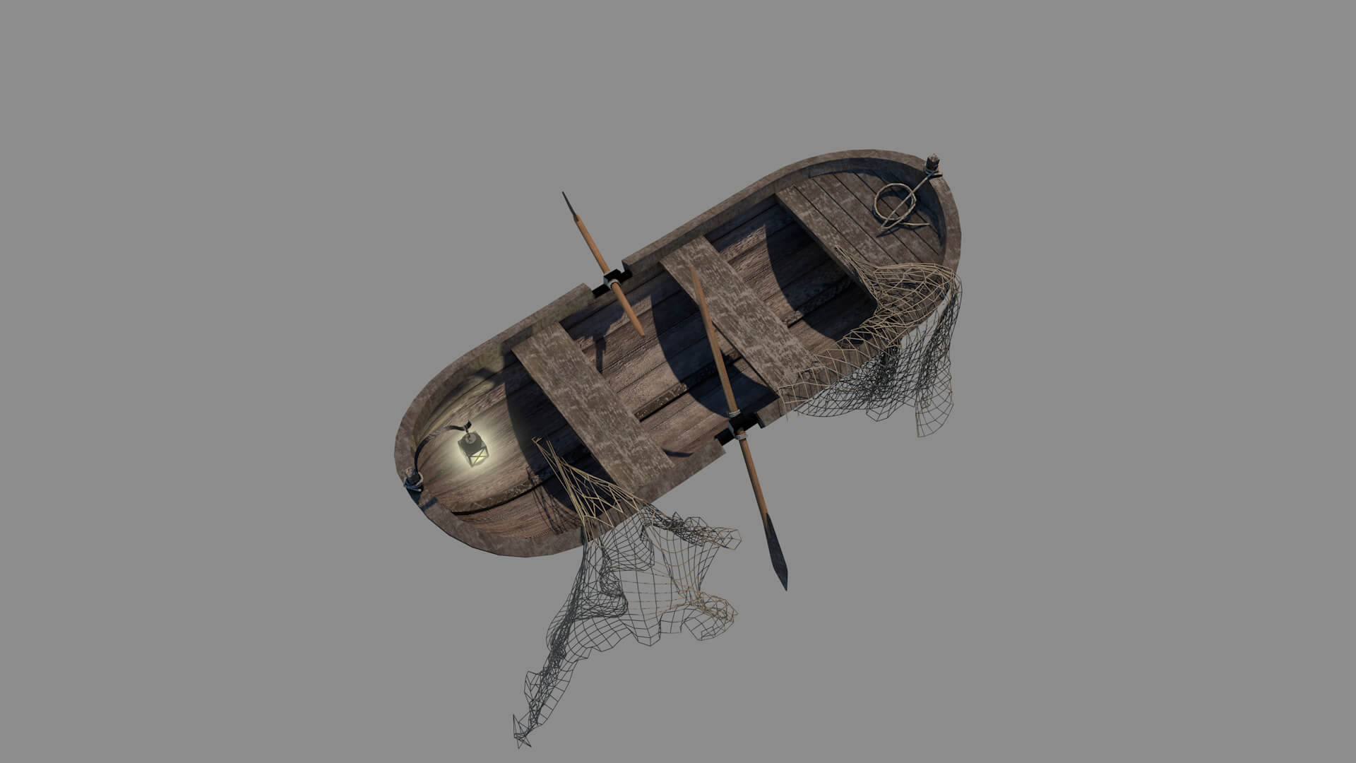 Medieval Fishing Boat - 3D Model by renatodalle