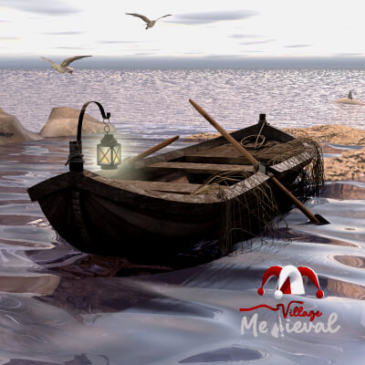 Medieval Fishing Boat - 3D Model by renatodalle