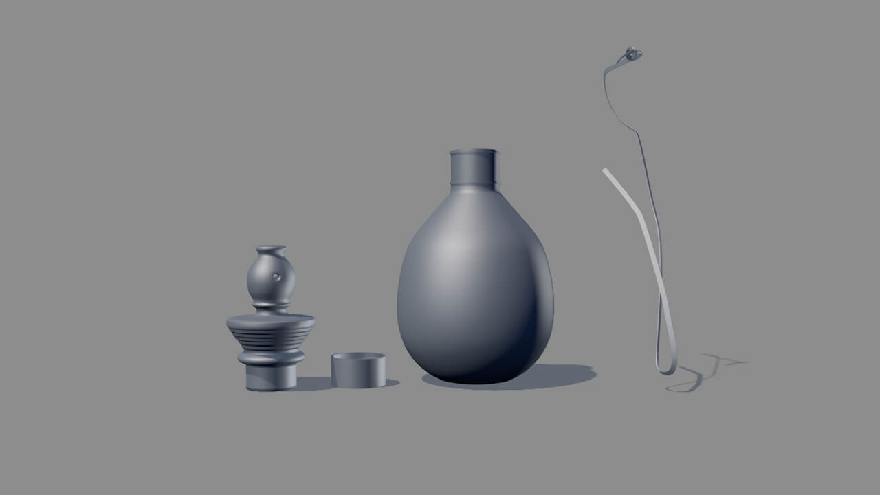 Medieval Gourd Water - 3D Print Model by renatodalle