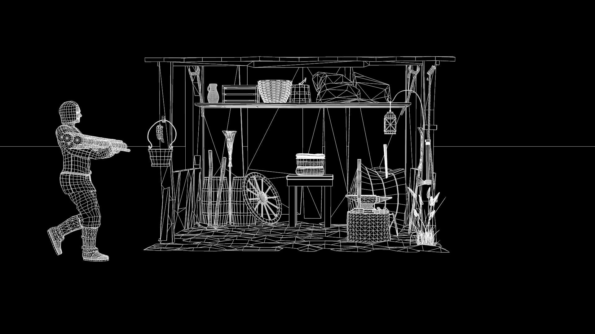 Medieval Shed - 3D Model by renatodalle