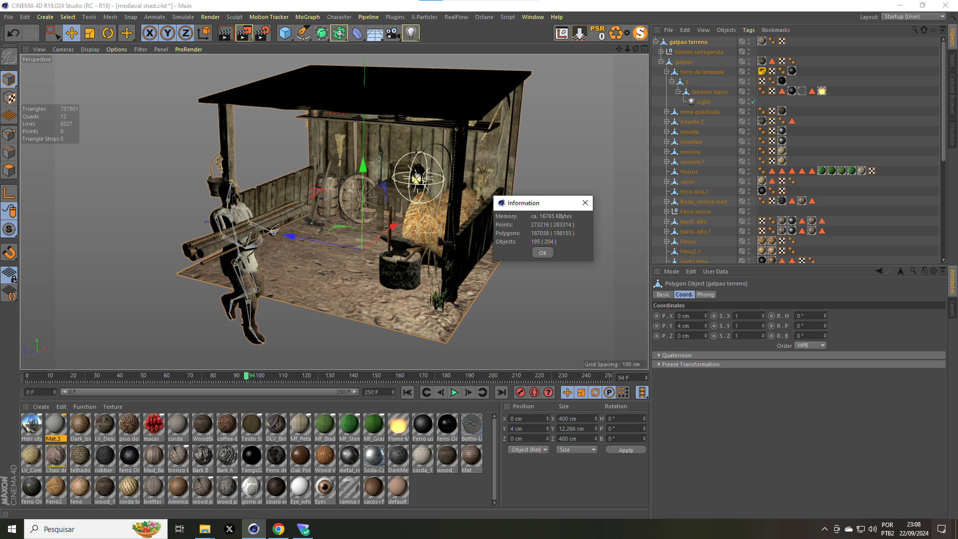 Medieval Shed - 3D Model by renatodalle