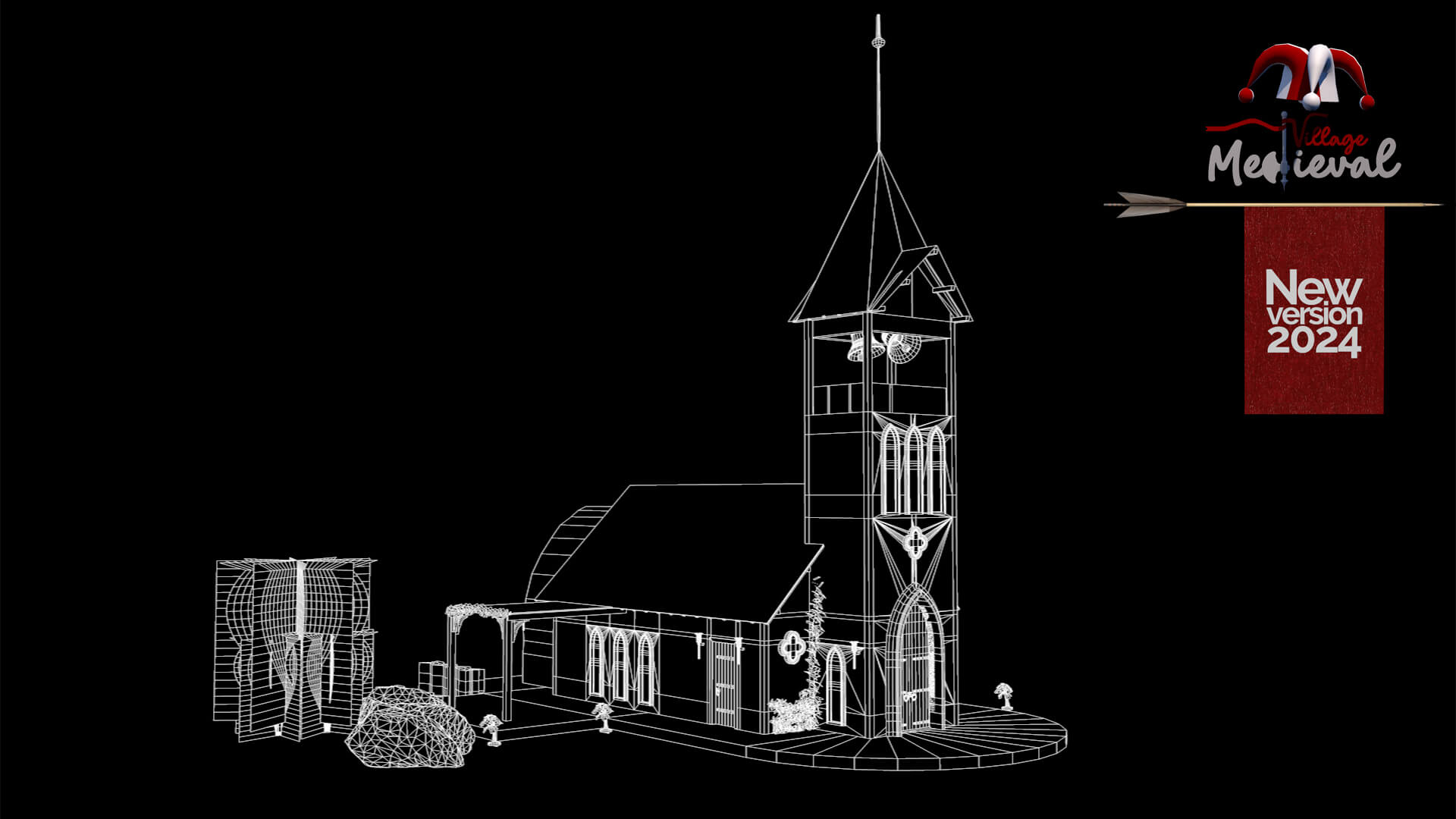 Medieval Temple 2024 - 3D Model by renatodalle