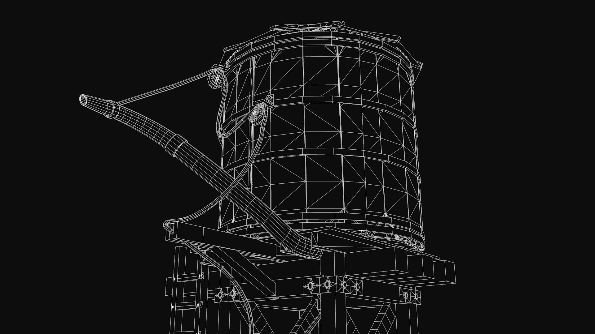 Medieval Water Tank - 3D Model by renatodalle