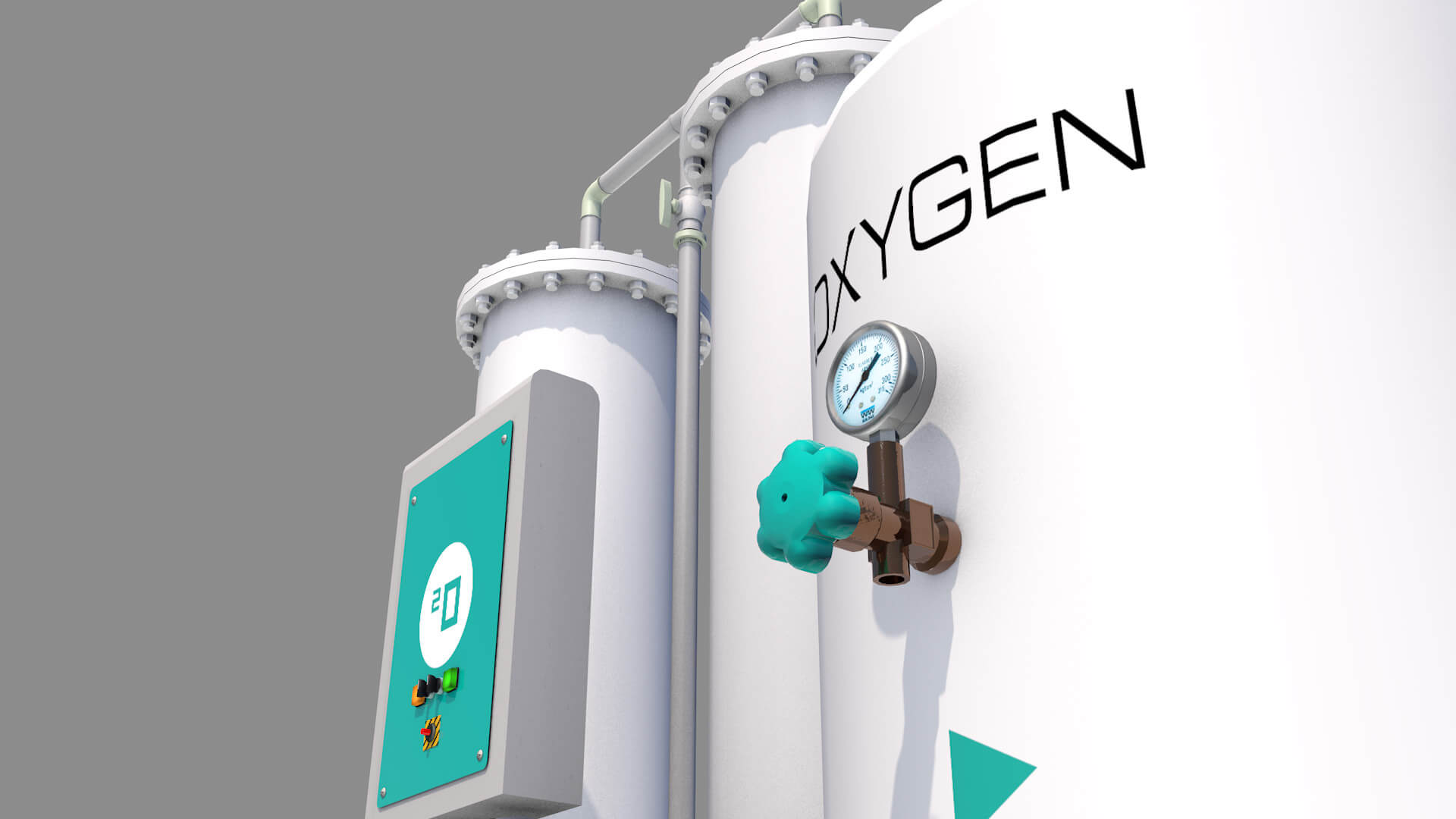 Oxygen Plant - 3D Model by renatodalle