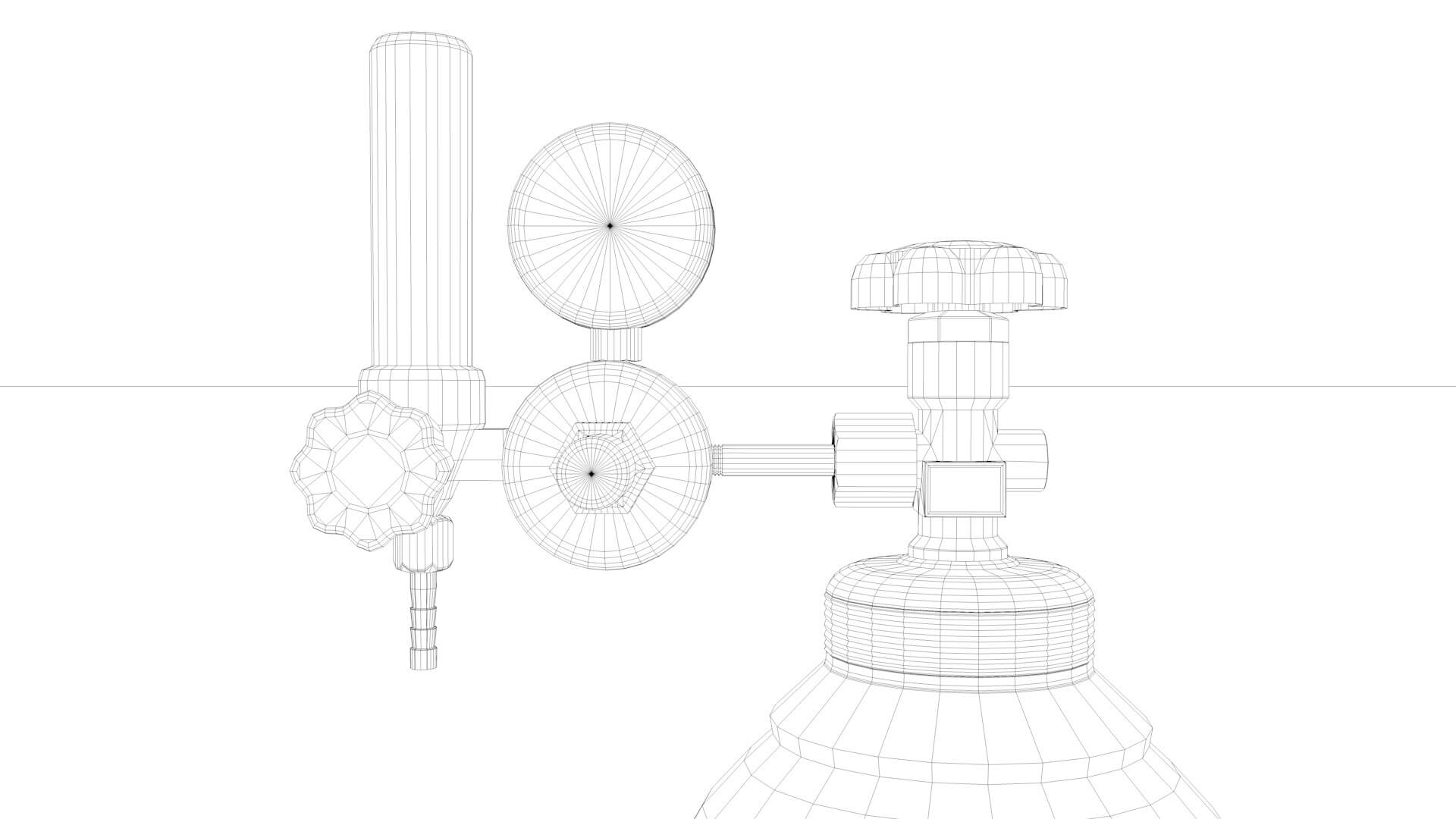 Oxygen Tank O2 - 3D Model by renatodalle