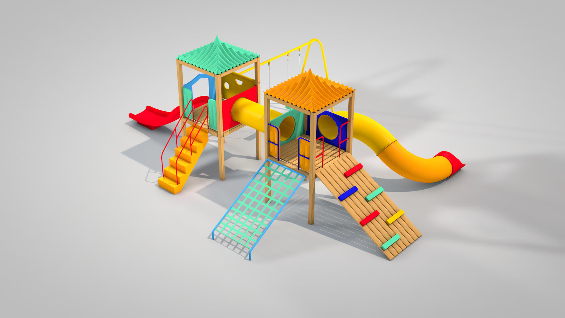 Playground Tutti - 3D Model by renatodalle