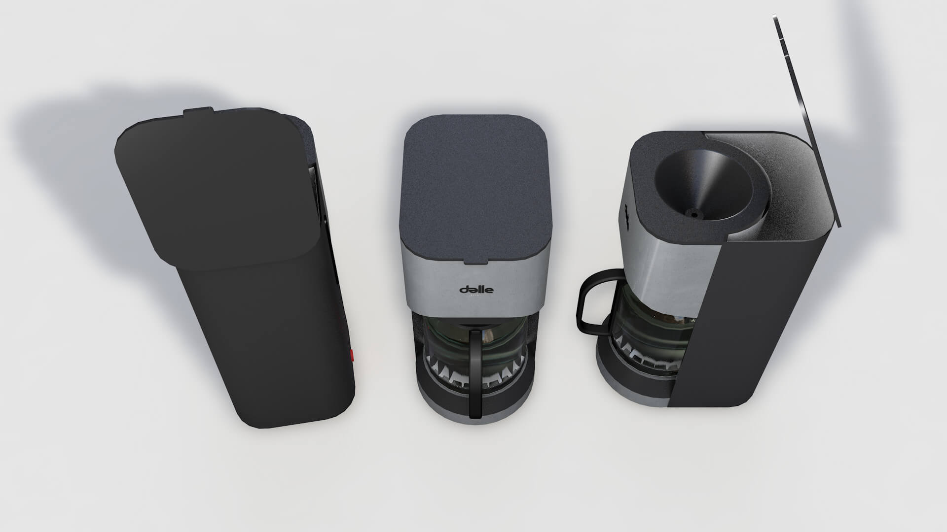 Popular Coffee Maker - 3D Model by renatodalle