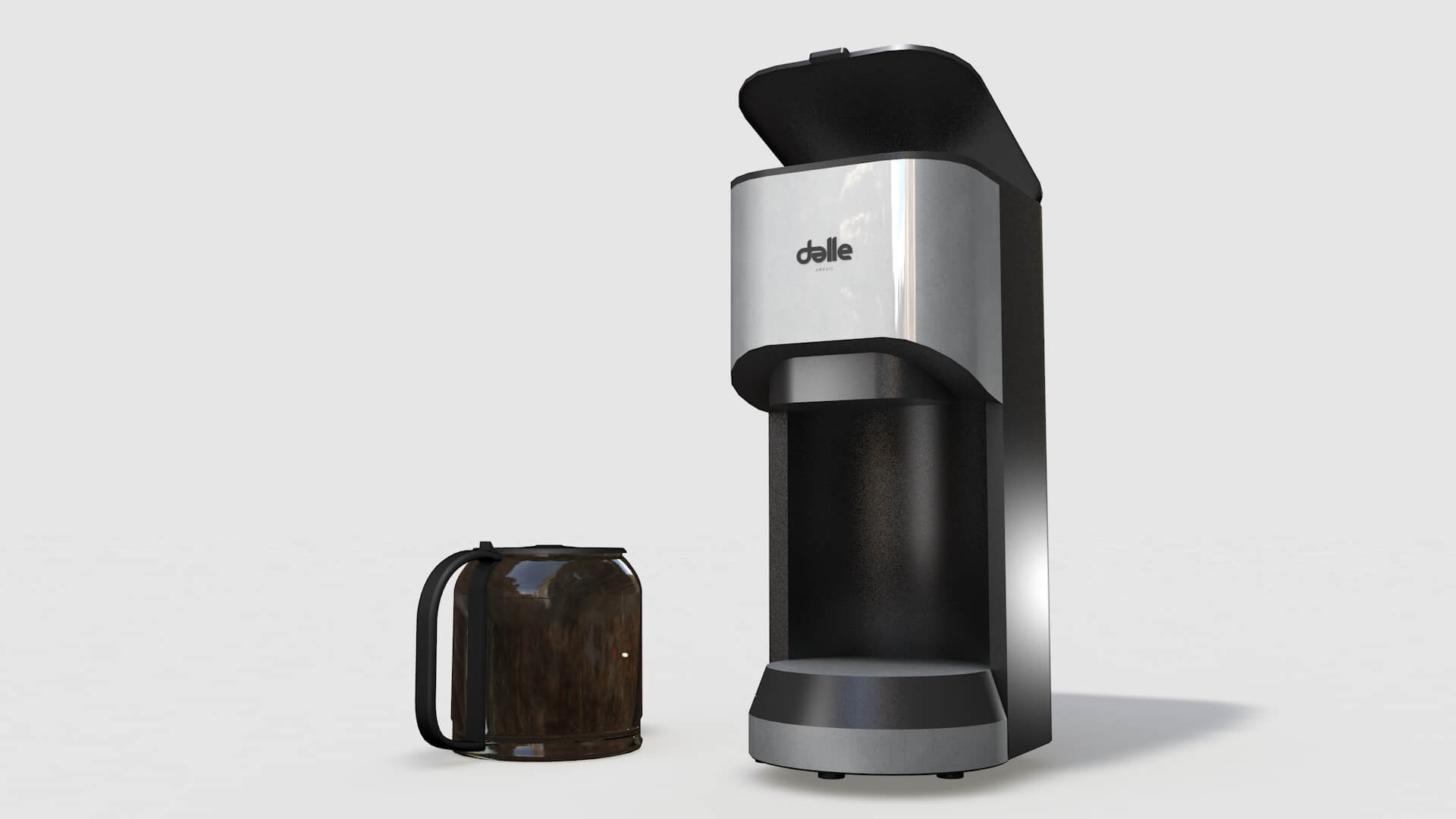 Popular Coffee Maker - 3D Model by renatodalle