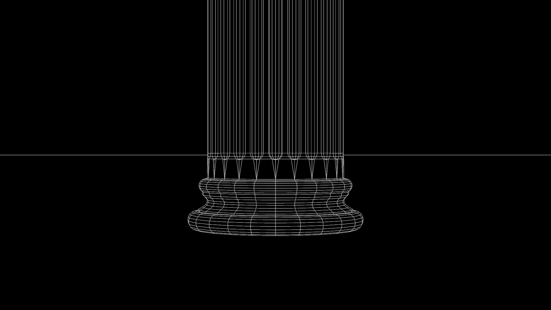 Roman Corinthian Column - 3D Model by renatodalle