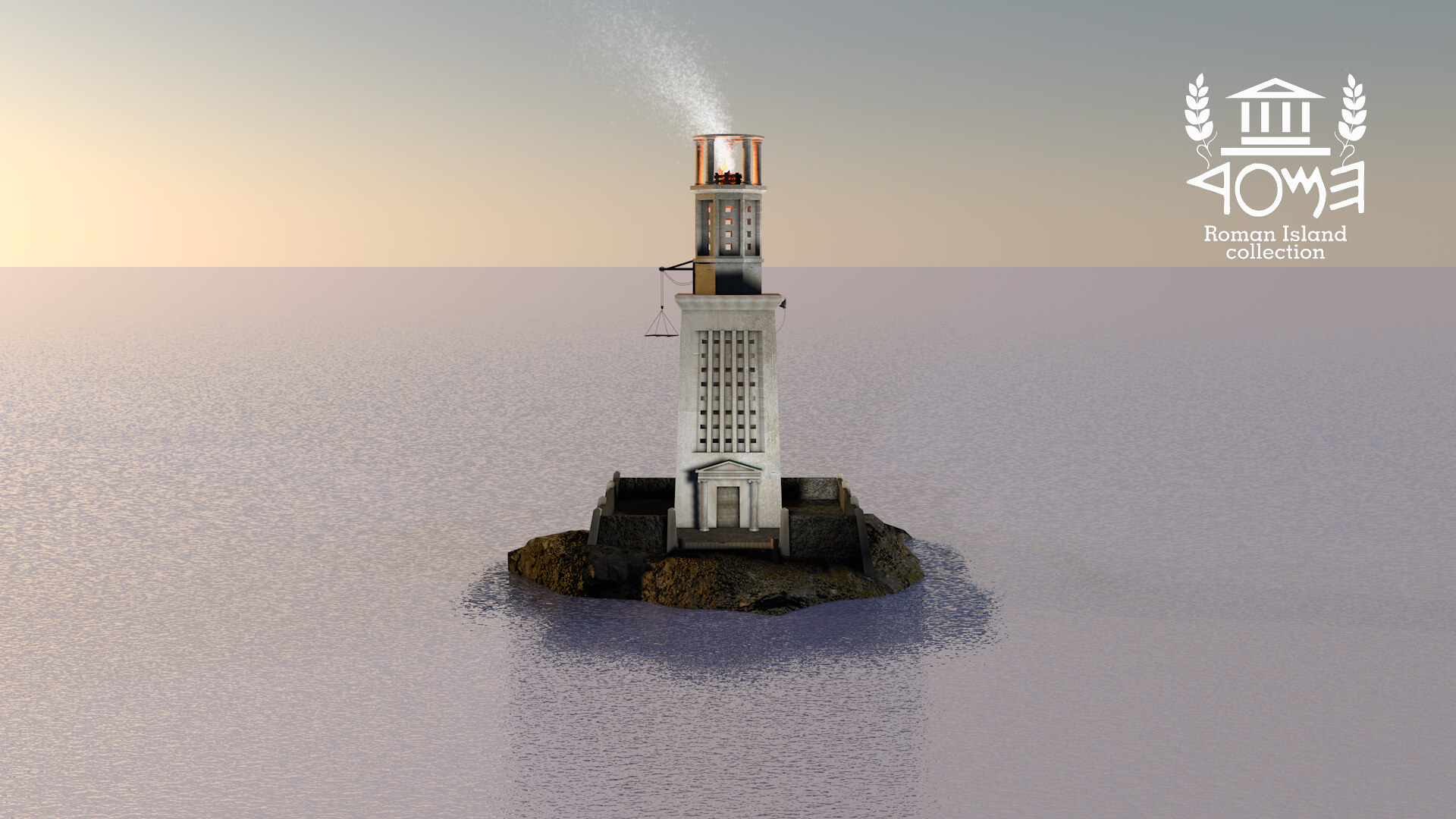 Roman Island Faro - 3D Model by renatodalle