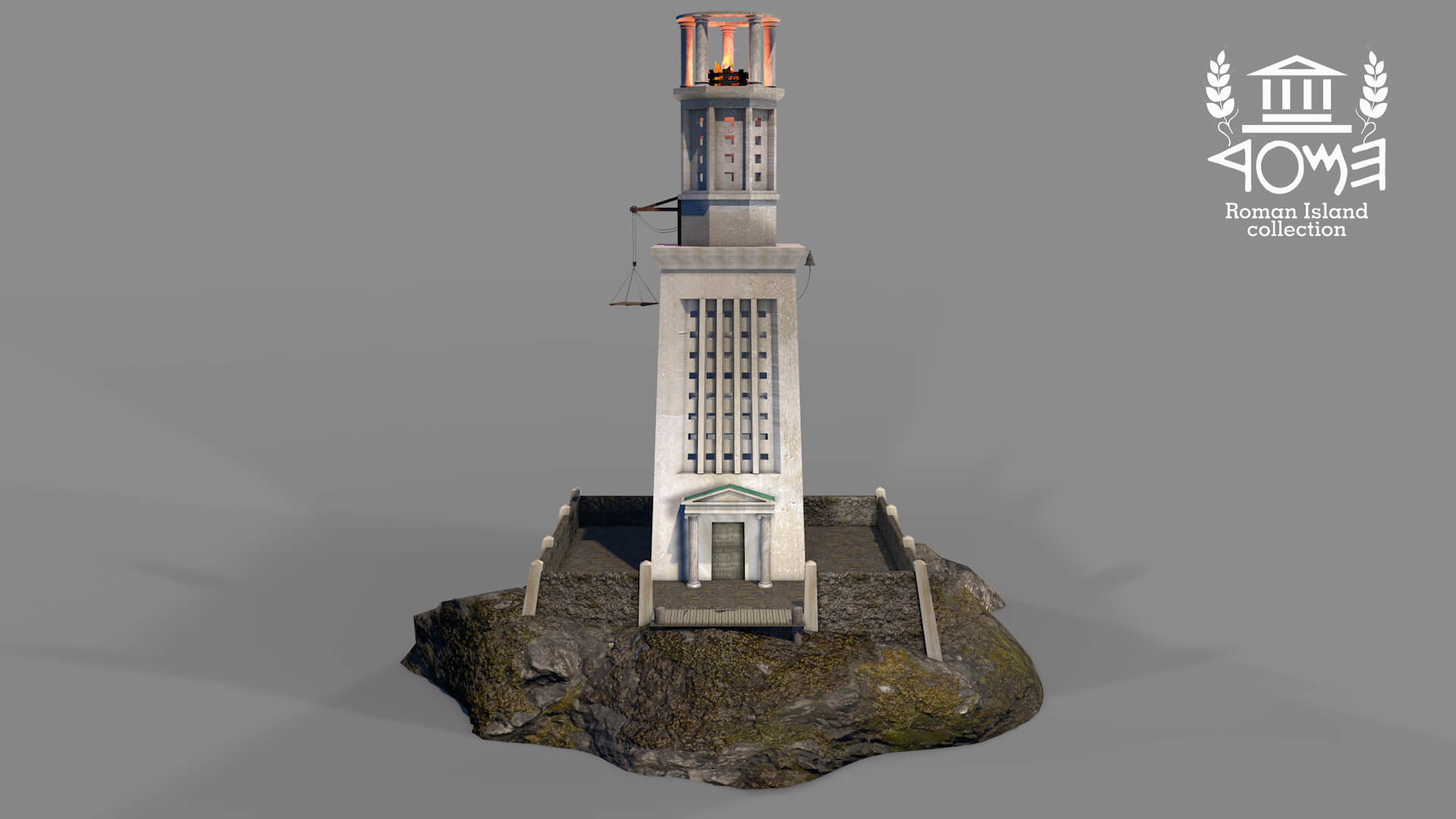 Roman Island Faro - 3D Model by renatodalle