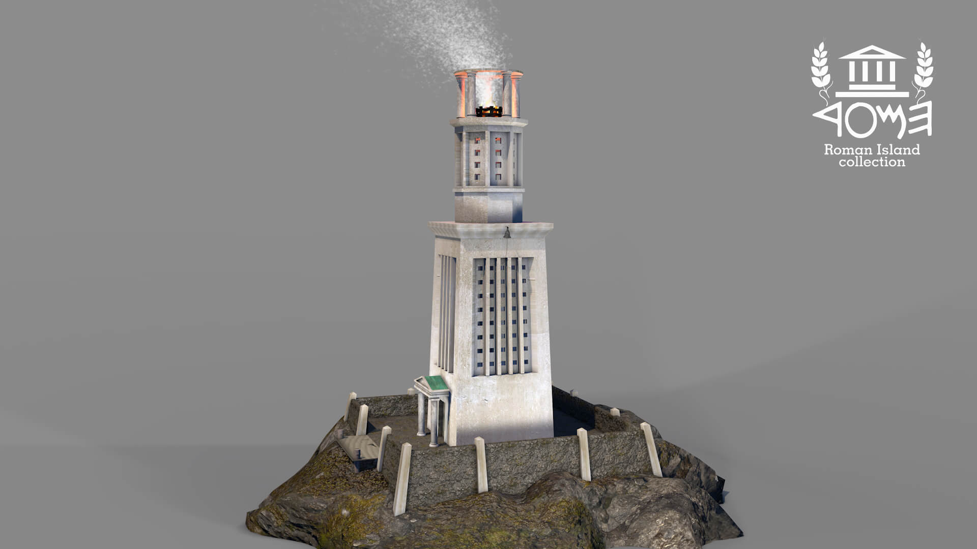 Roman Island Faro - 3D Model by renatodalle
