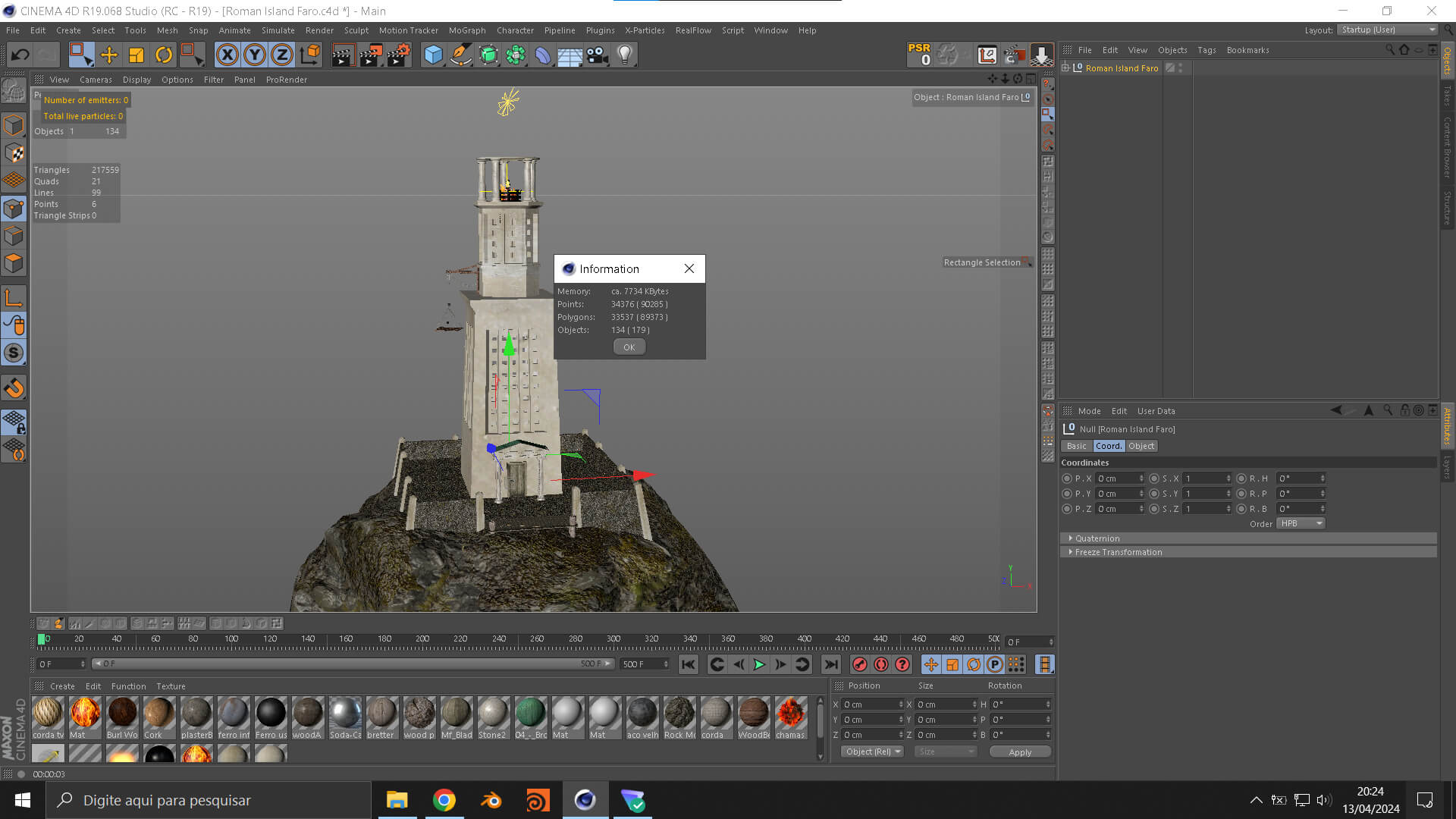 Roman Island Faro - 3D Model by renatodalle