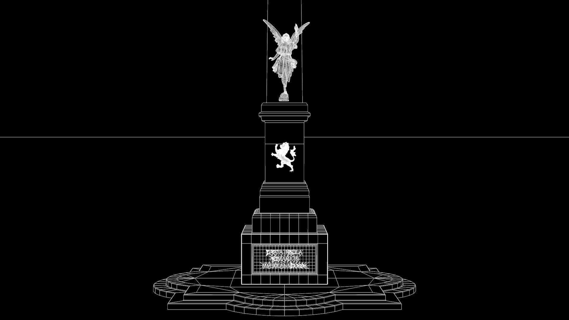 Roman Island Obelisk - 3D Model by renatodalle