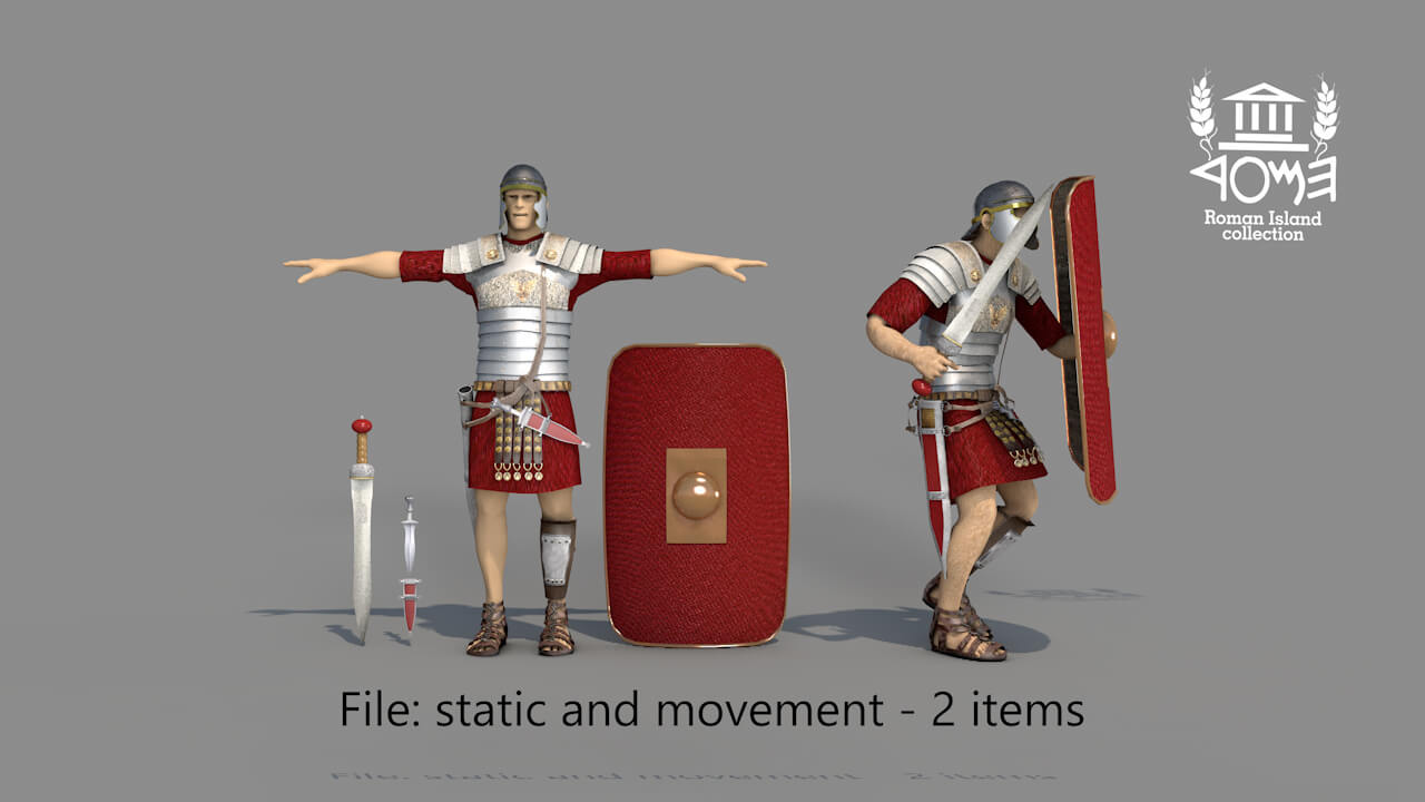 Roman Island Praetorian - 3D Model by renatodalle