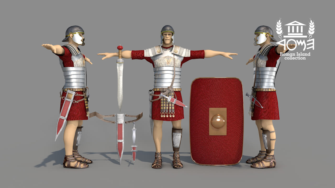 Roman Island Praetorian - 3D Model by renatodalle
