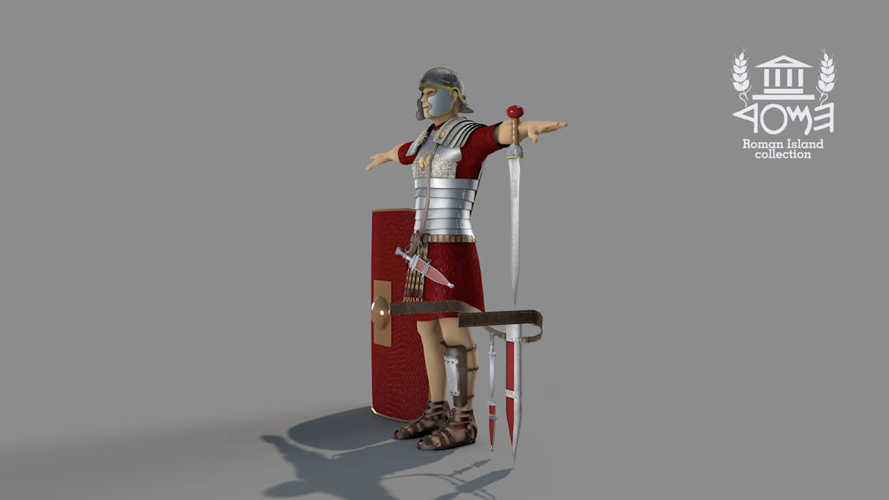 Roman Island Praetorian - 3D Model by renatodalle