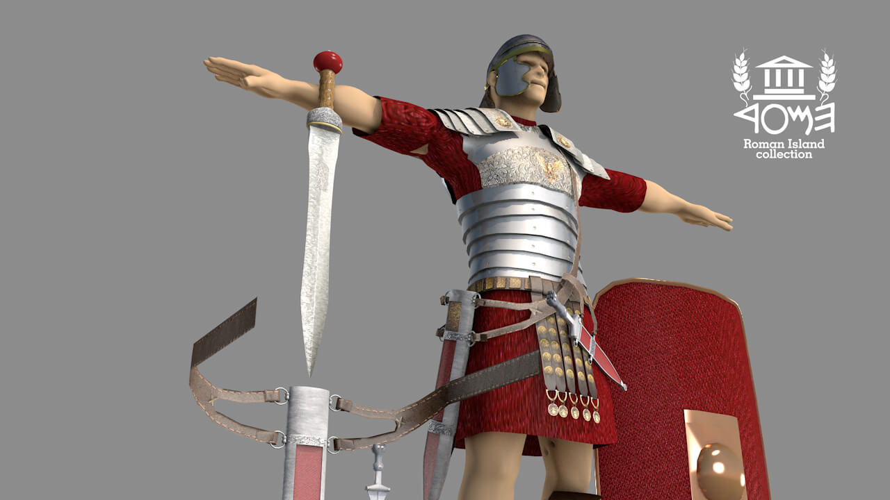 Roman Island Praetorian - 3D Model by renatodalle