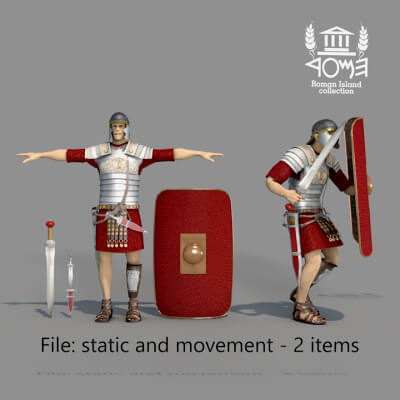 Roman Island Praetorian - 3D Model by renatodalle