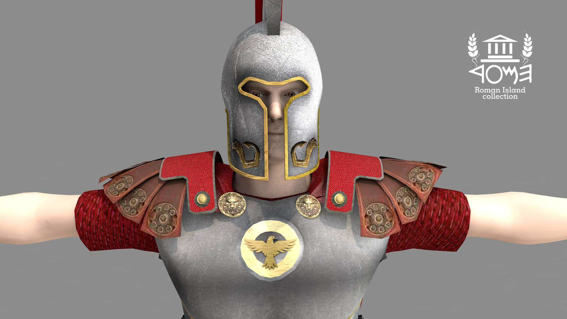 Roman Island Soldier - 3D Model by renatodalle