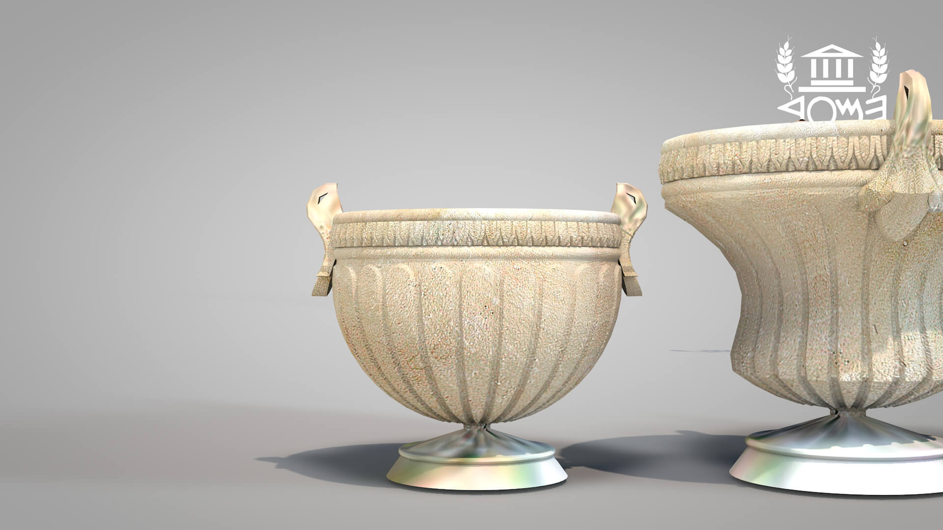 Roman Island Vases - 3D Model by renatodalle