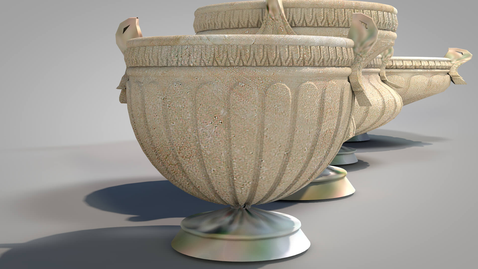Roman Island Vases - 3D Model by renatodalle