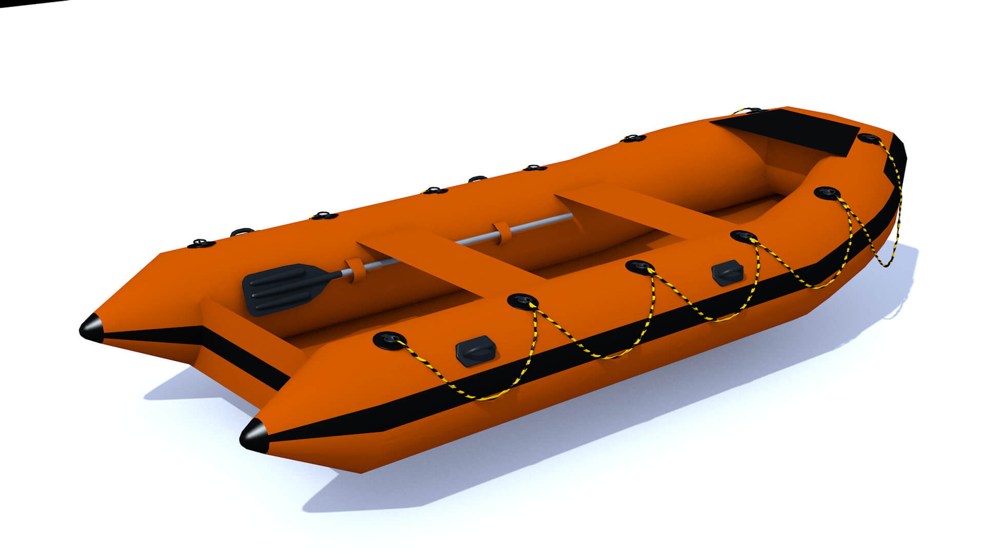 Rubber Life Raft - 3D Model by renatodalle