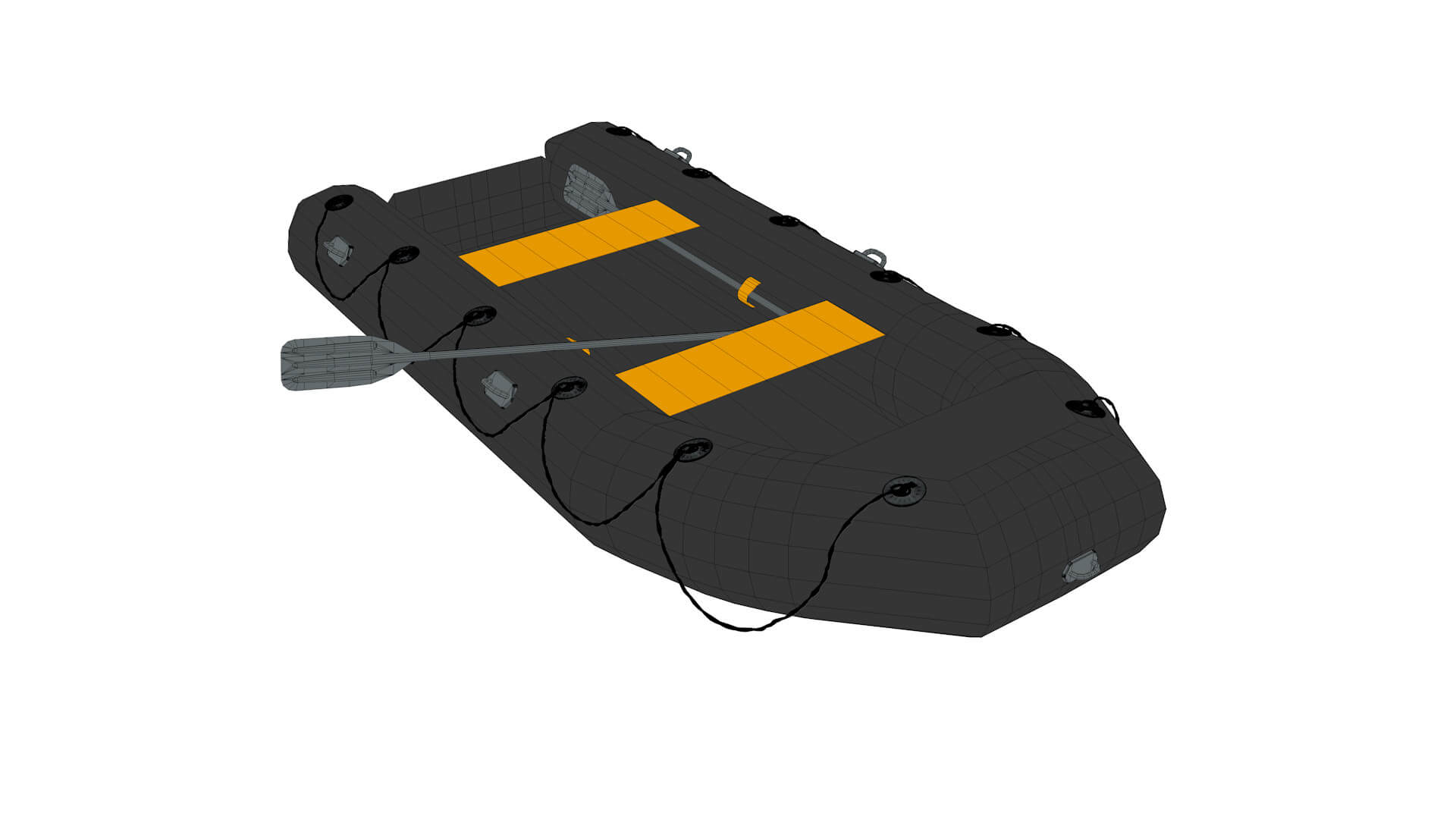 Rubber Life Raft - 3D Model by renatodalle