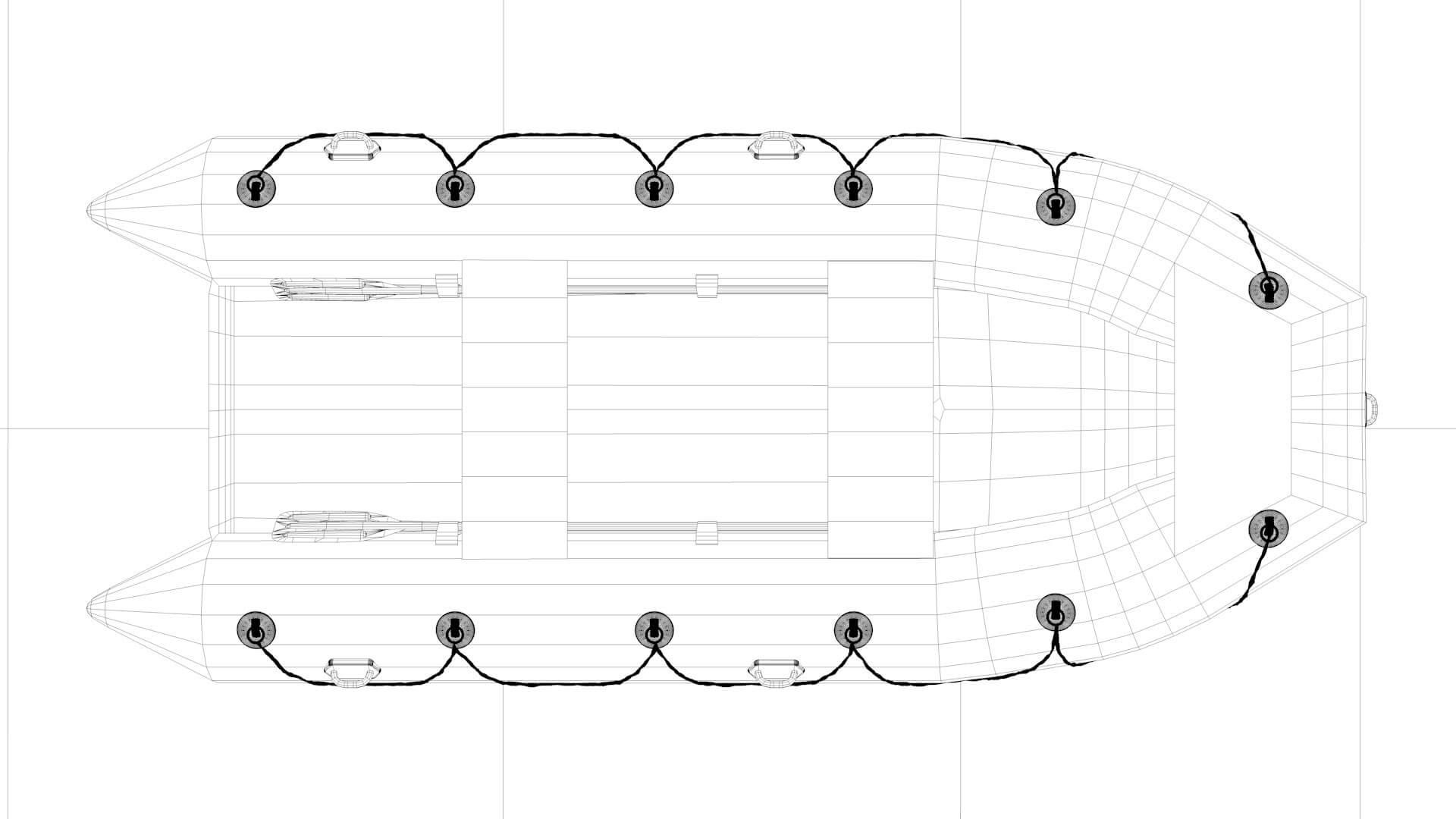 Rubber Life Raft - 3D Model by renatodalle